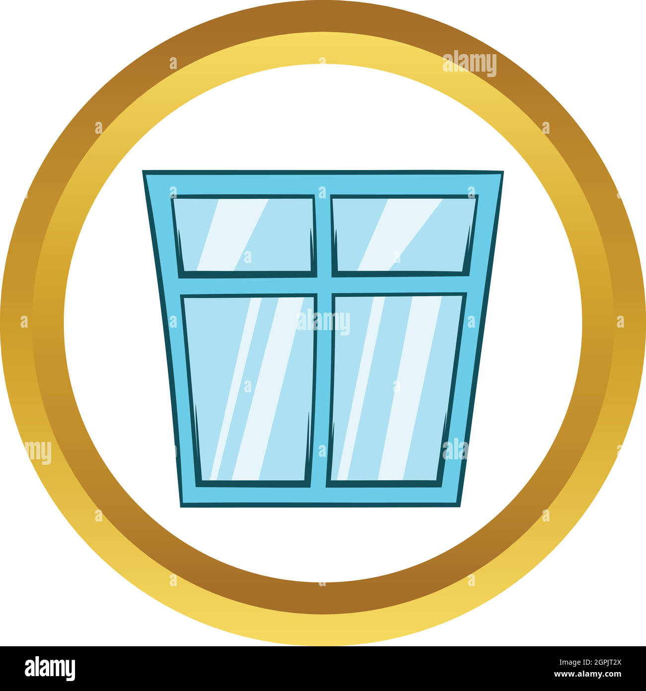 Window vector icon, cartoon style Stock Vector Image & Art - Alamy