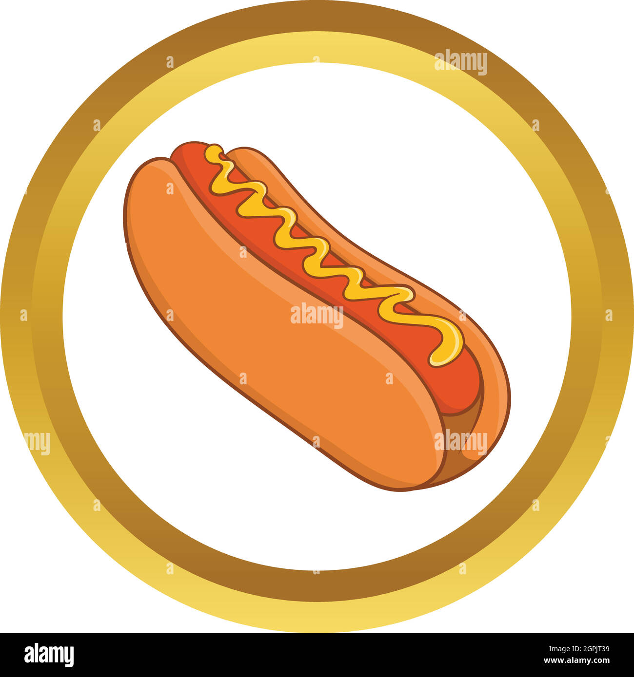 Hot dog vector icon Stock Vector Image & Art - Alamy