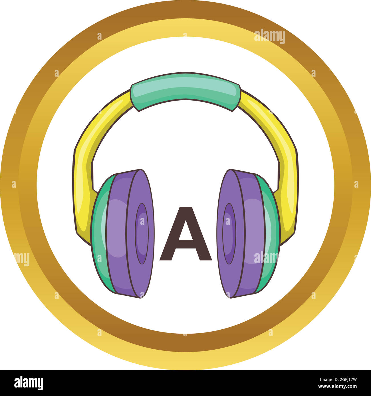 Headphones university Stock Vector Images - Alamy