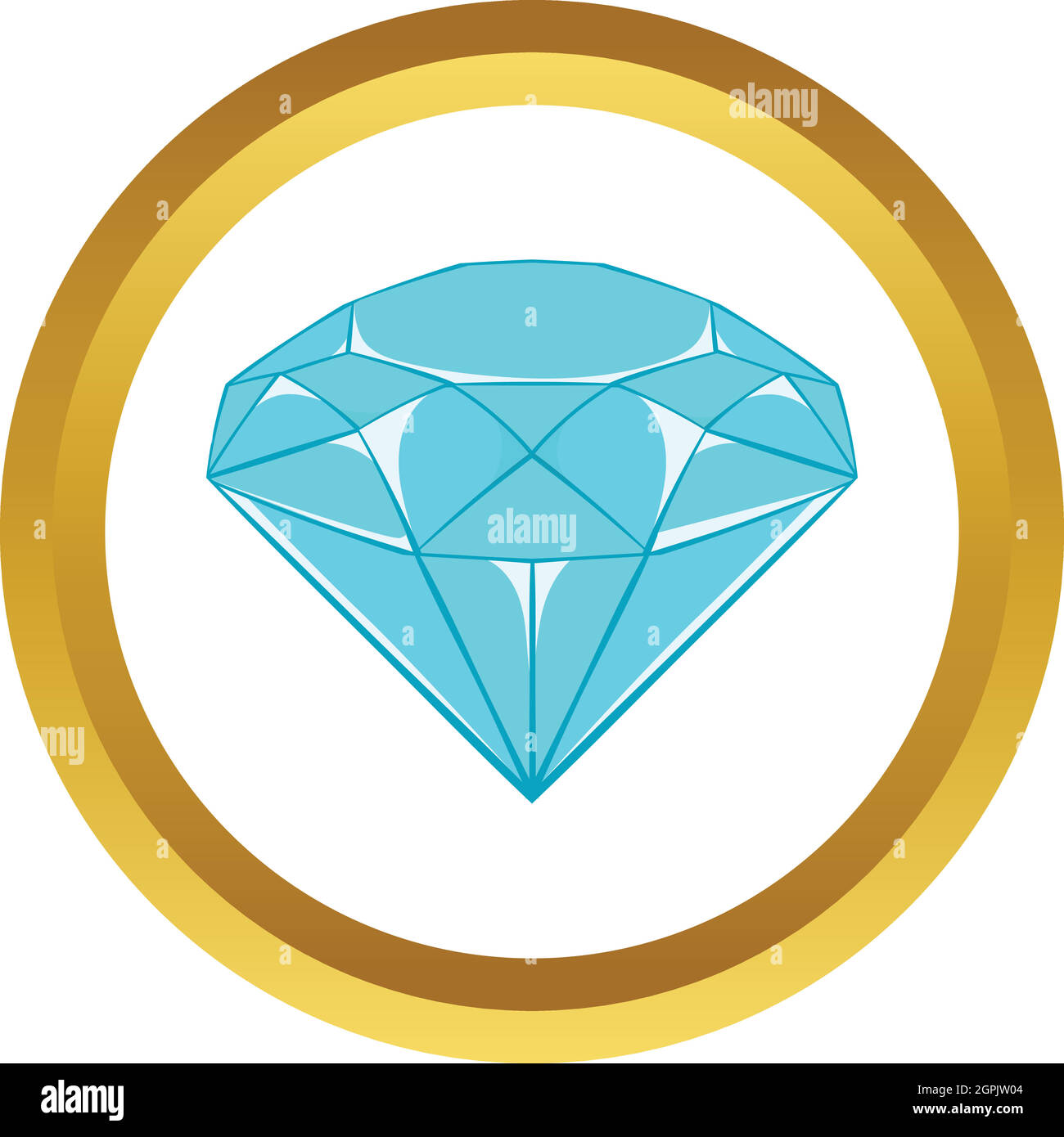 Diamond vector icon Stock Vector Image & Art - Alamy