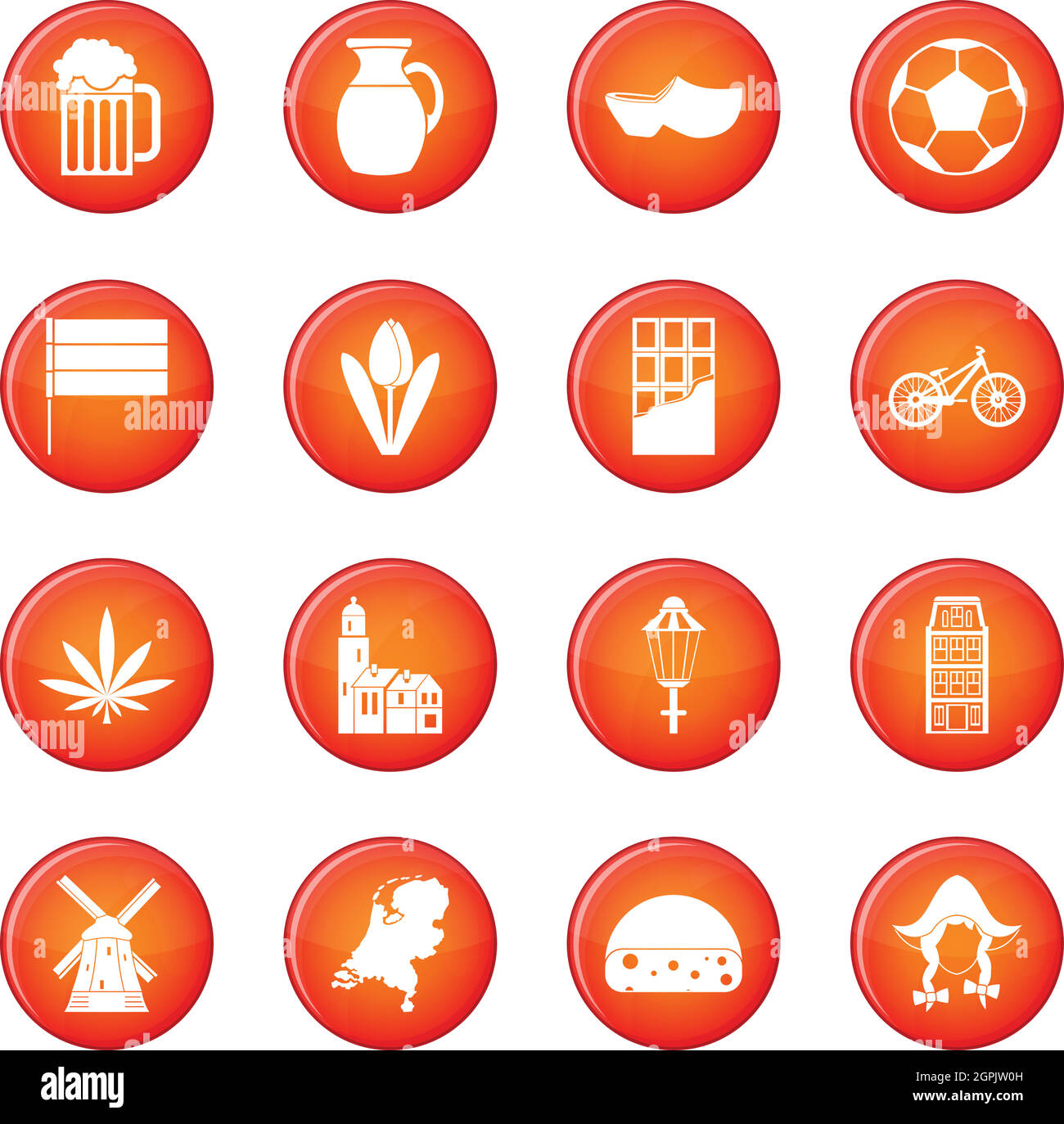 Netherlands icons vector set Stock Vector Image & Art - Alamy