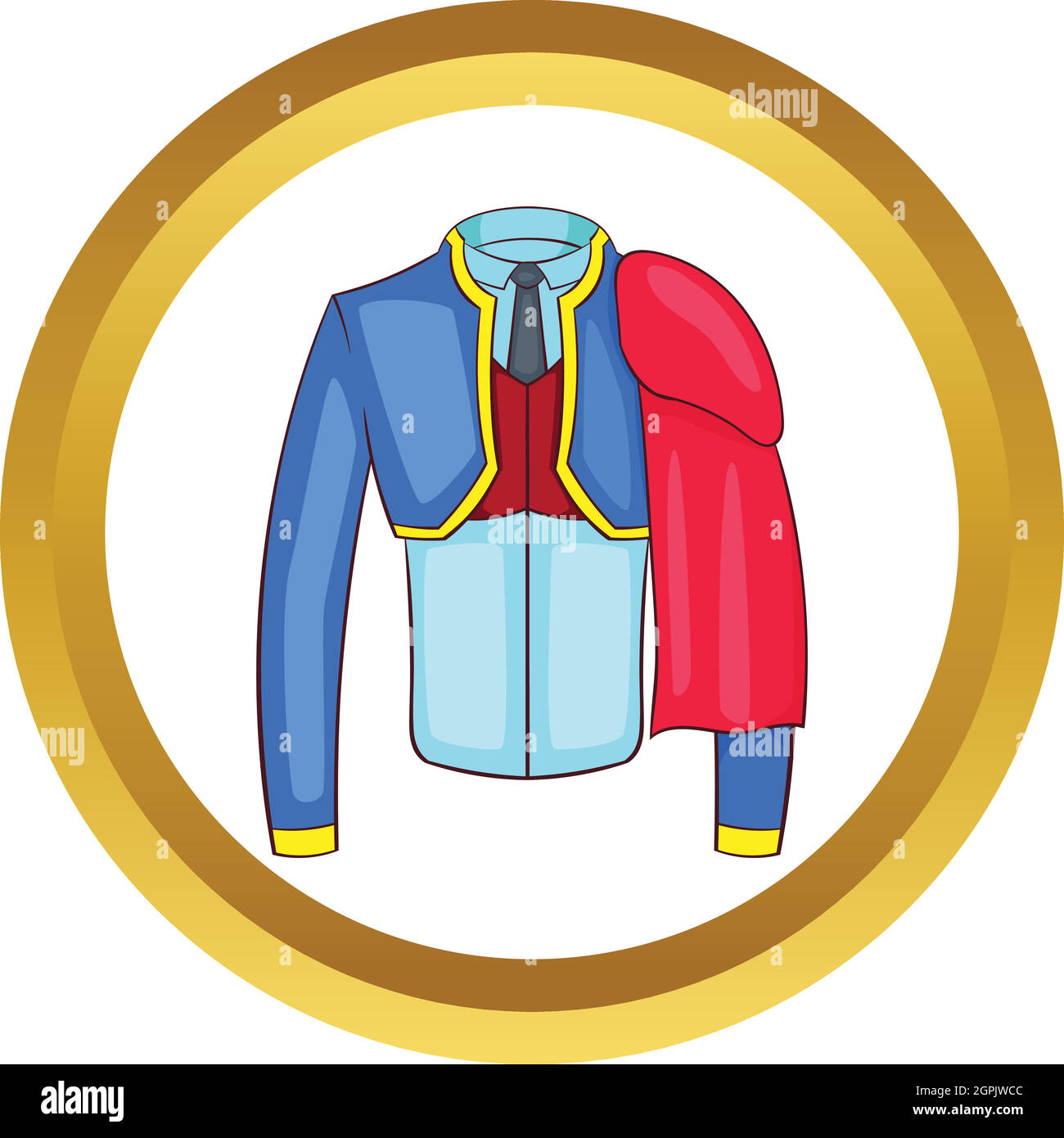 Man suit red cape Stock Vector Images - Alamy
