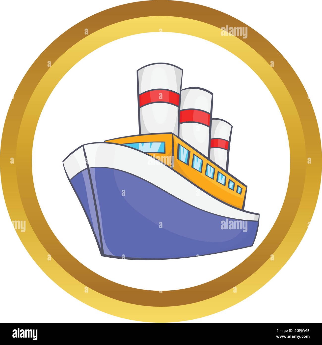 Ship vector icon Stock Vector Image & Art - Alamy