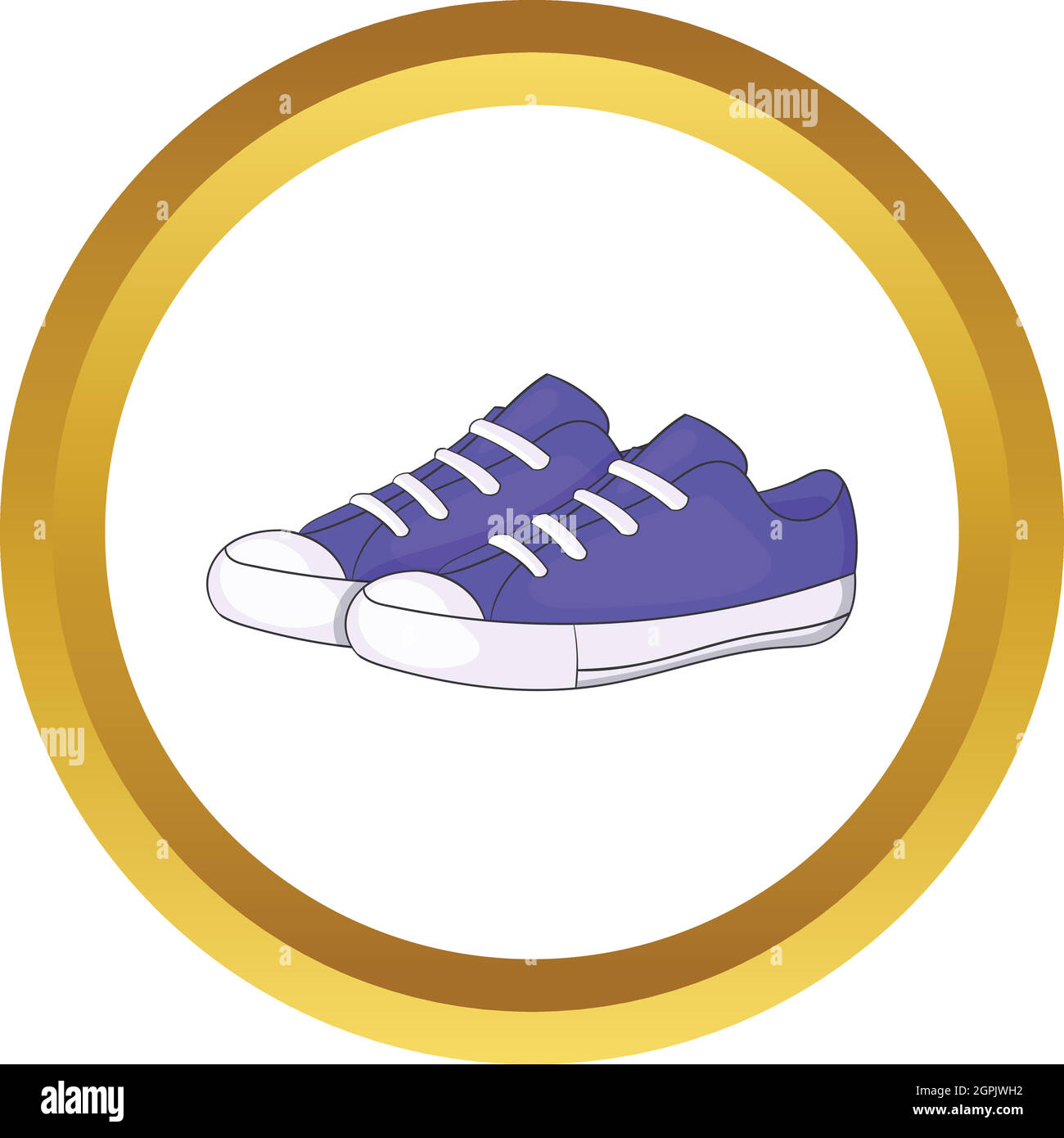 Womens purple sneakers vector icon Stock Vector Image & Art - Alamy