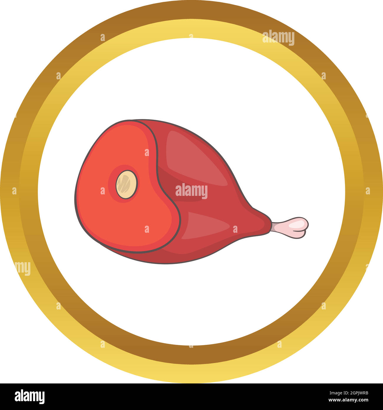 Jamon vector icon Stock Vector Image & Art - Alamy