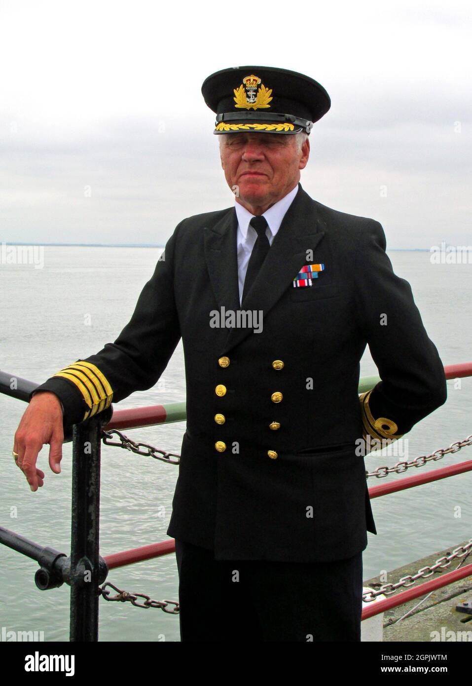 HMS Leigh Southend Pier VE76 Day celebrations September 2021 Stock ...