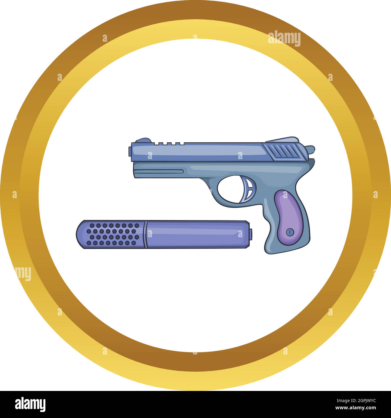 Silencer gun hi-res stock photography and images - Alamy