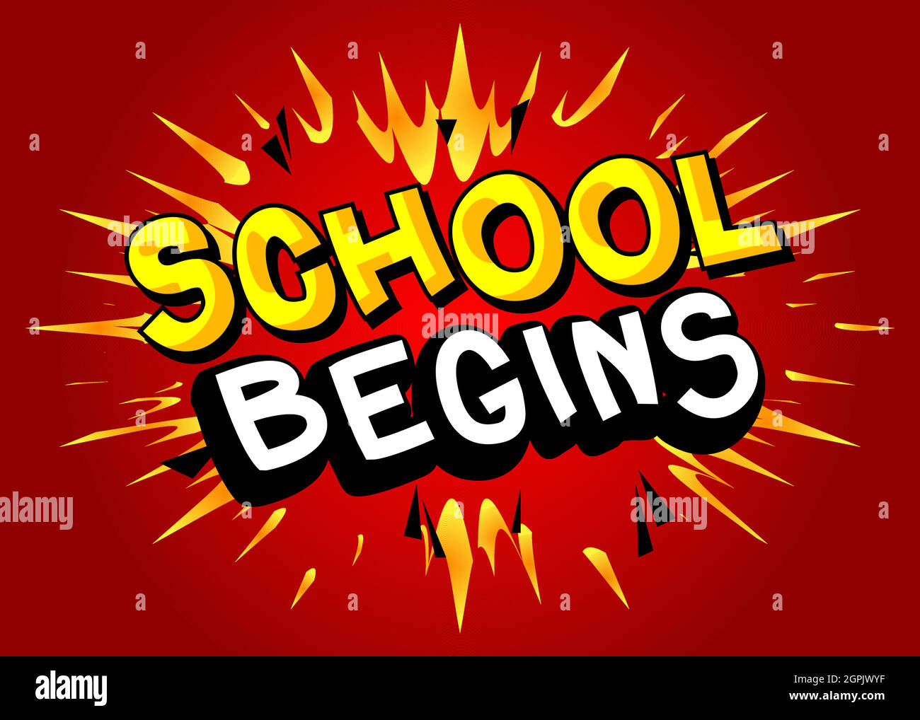 School begins Stock Vector Images - Alamy
