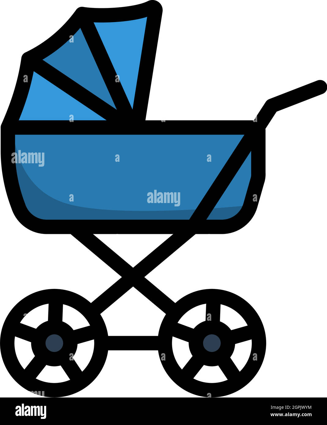 Mother and pram silhouette hi-res stock photography and images - Alamy