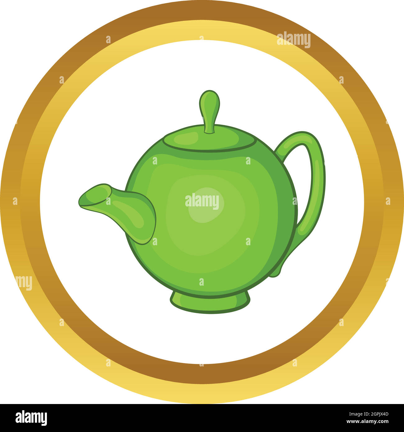 Ceramic pot green herb Stock Vector Images - Alamy