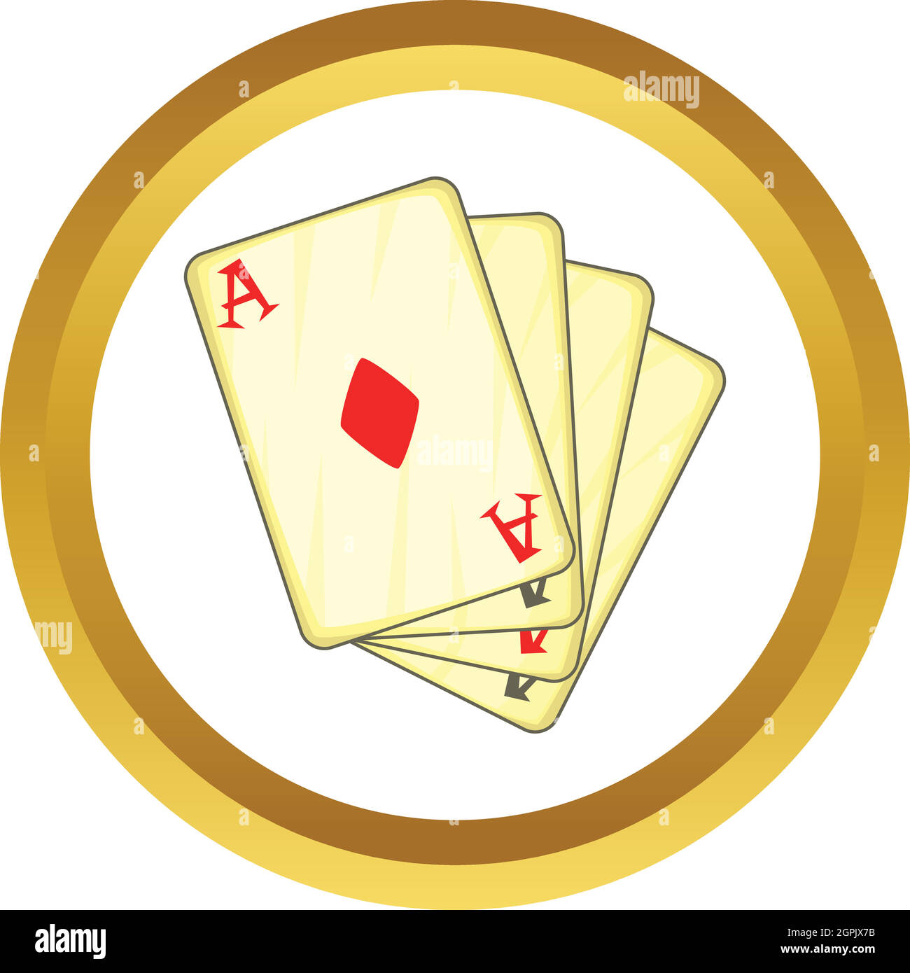 Card deck cartoon Stock Vector Images - Alamy