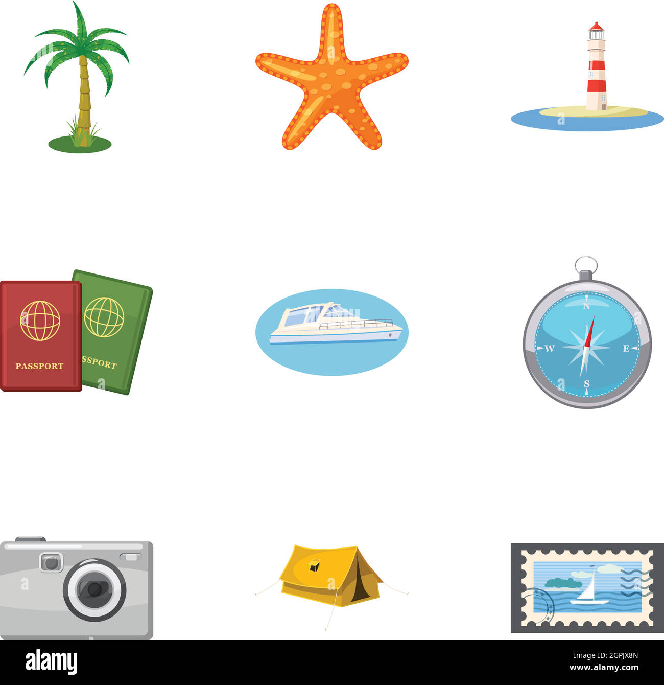 Travel safety cartoon Stock Vector Images - Alamy