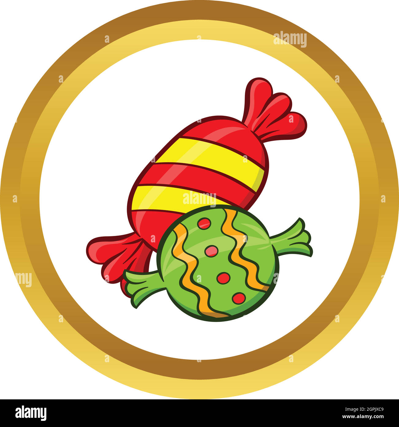 Candy vector icon, cartoon style Stock Vector Image & Art - Alamy