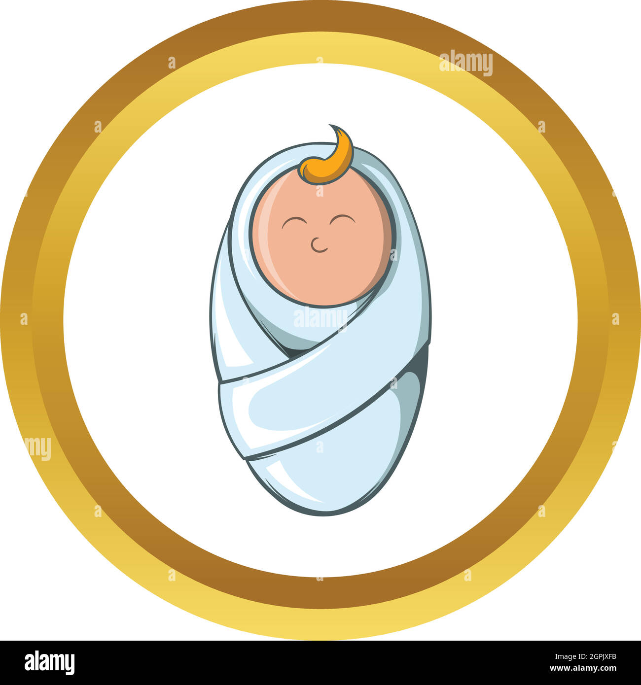Newborn baby vector icon, cartoon style Stock Vector Image & Art - Alamy