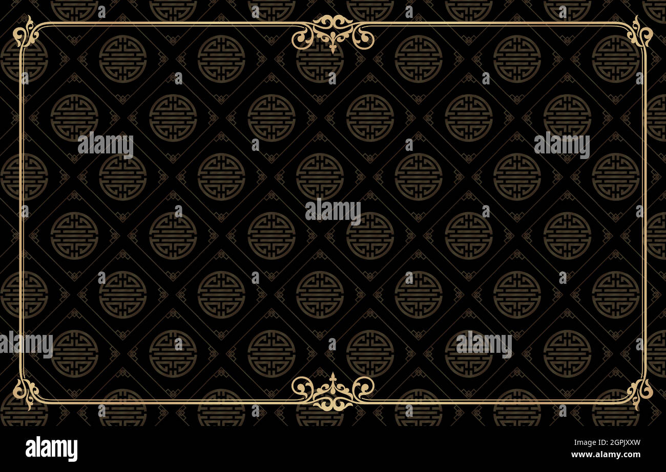 Double gold frame Stock Vector Images - Alamy