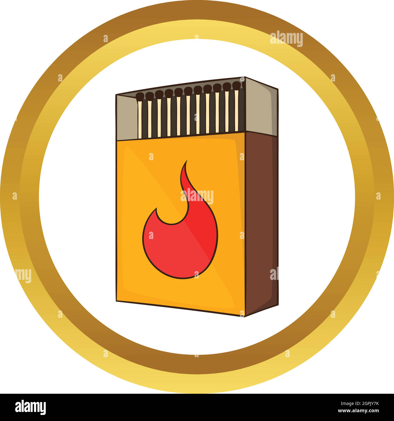 Box of matches vector icon Stock Vector Image & Art - Alamy