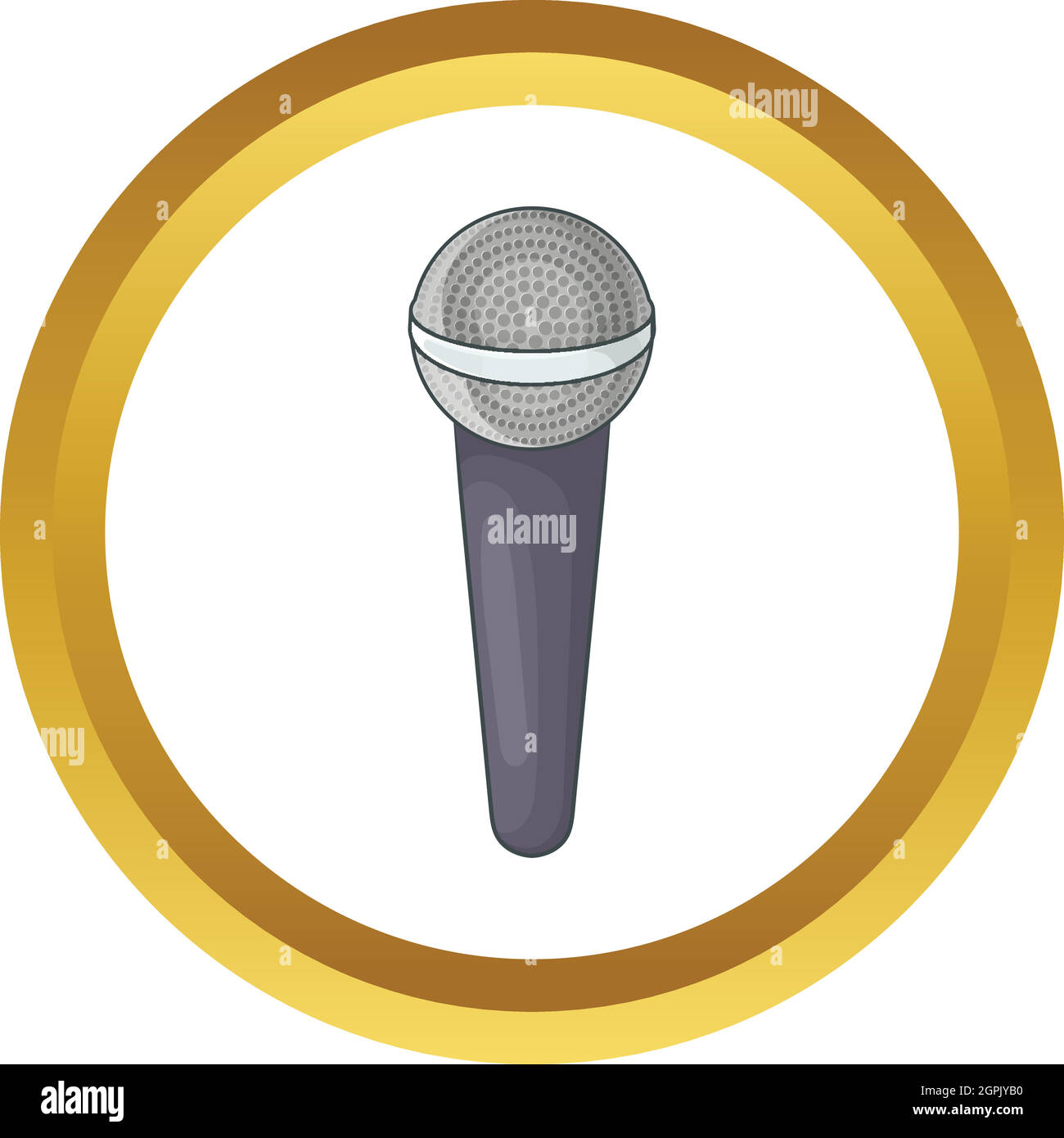 Microphone vector icon Stock Vector Image & Art - Alamy
