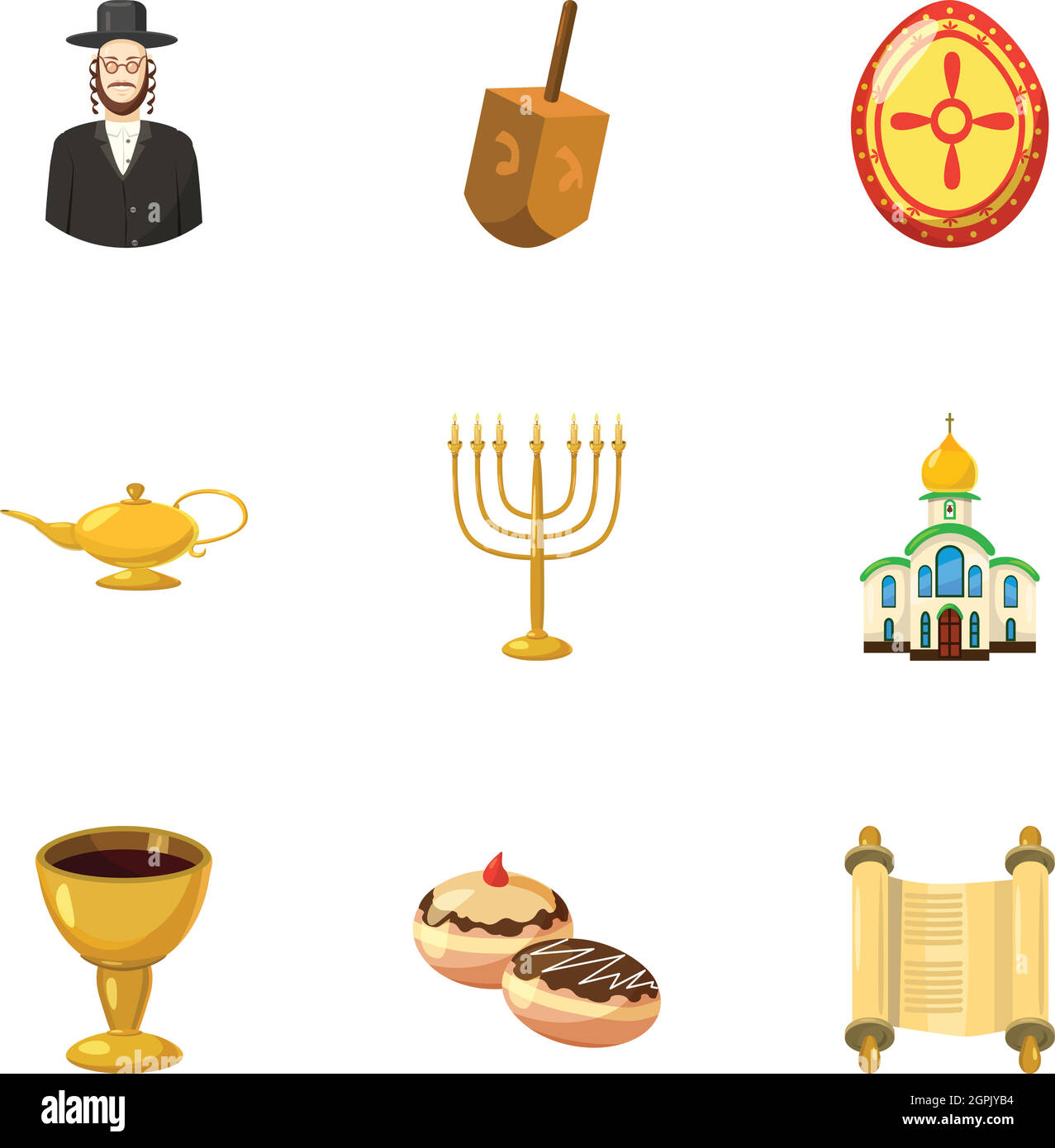 Beliefs icons set, cartoon style Stock Vector Image & Art - Alamy