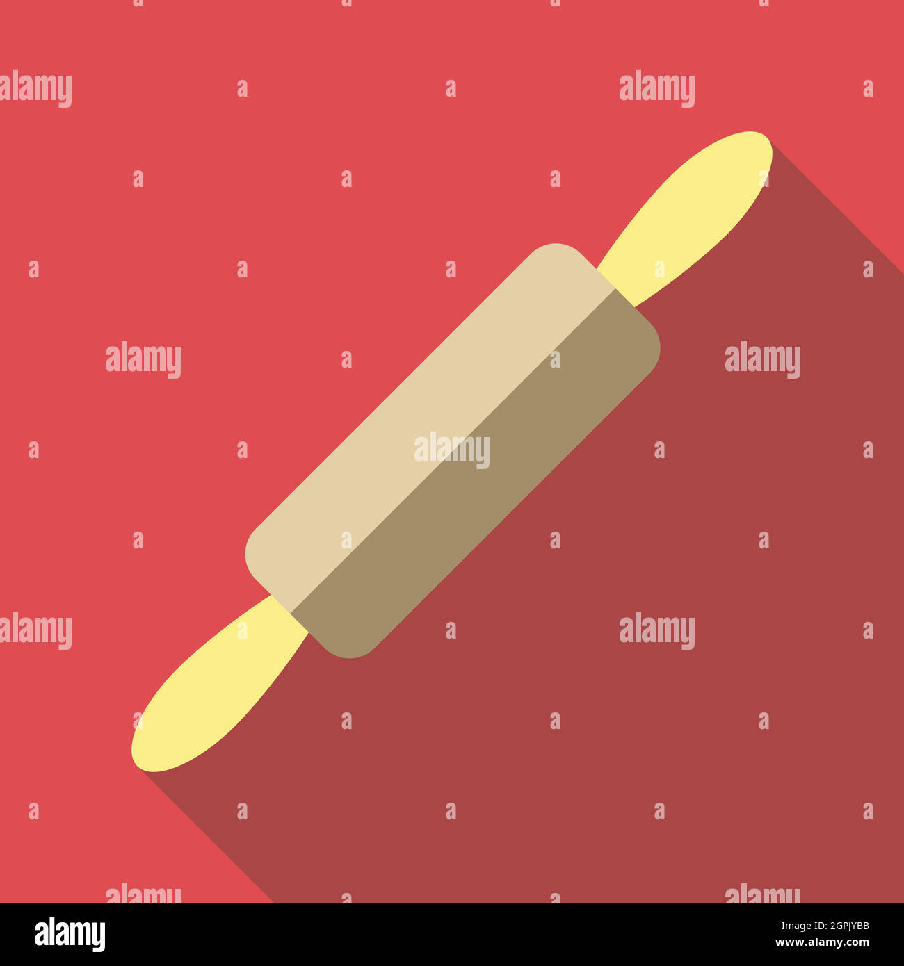 Rolling pin baking Stock Vector Images - Alamy