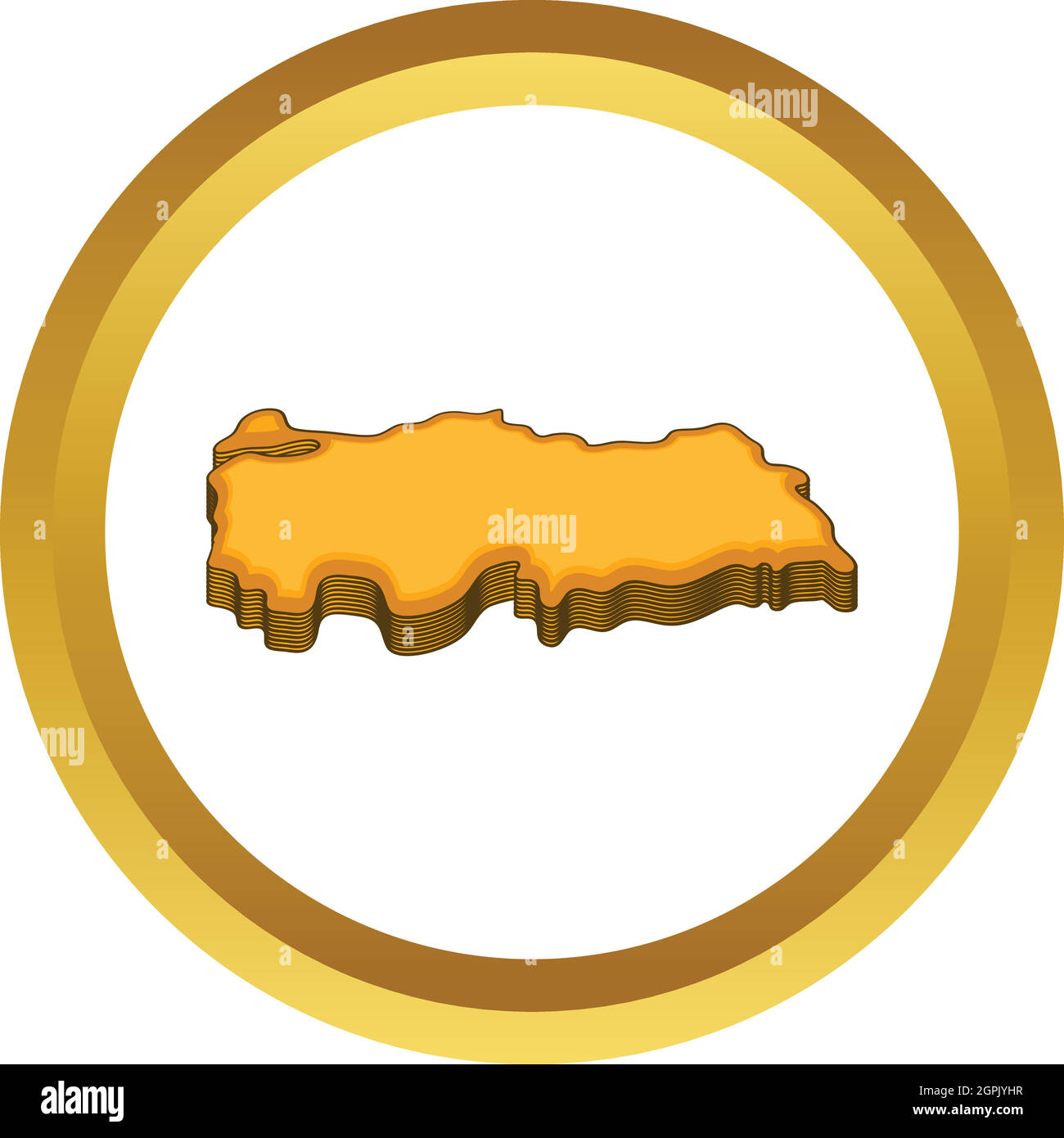 Turkey map vector icon Stock Vector Image & Art - Alamy