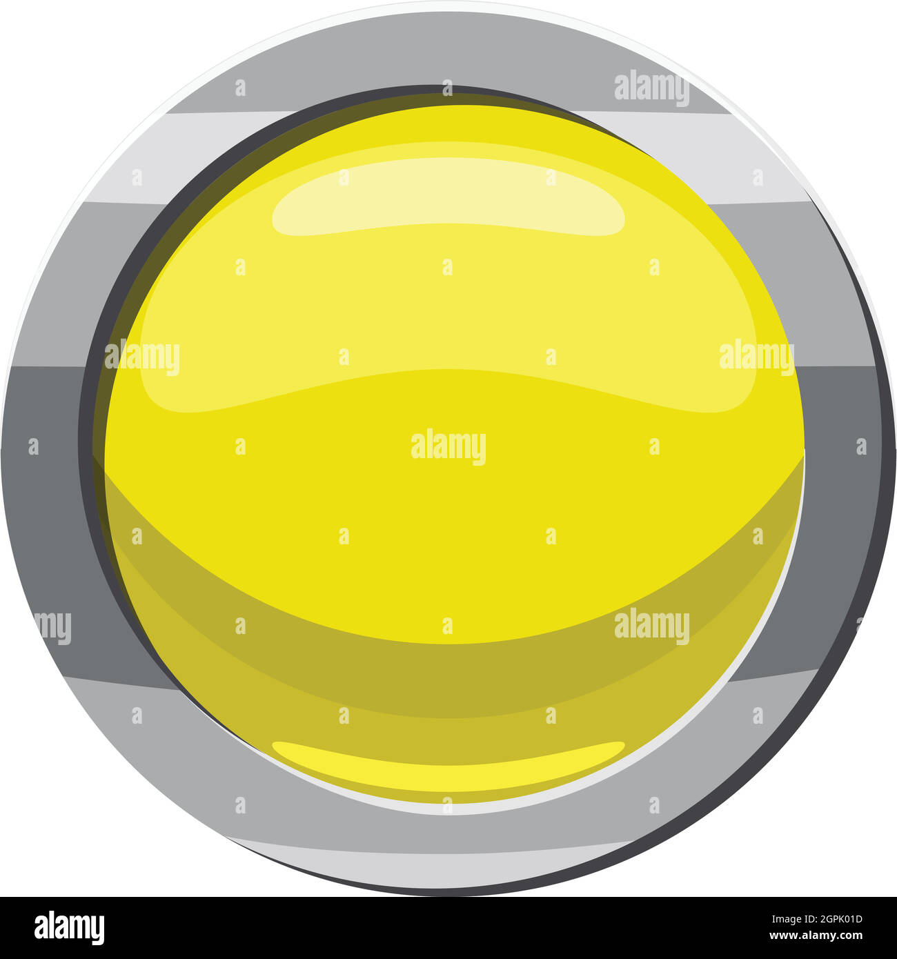 Round button icon, cartoon style Stock Vector Image & Art - Alamy