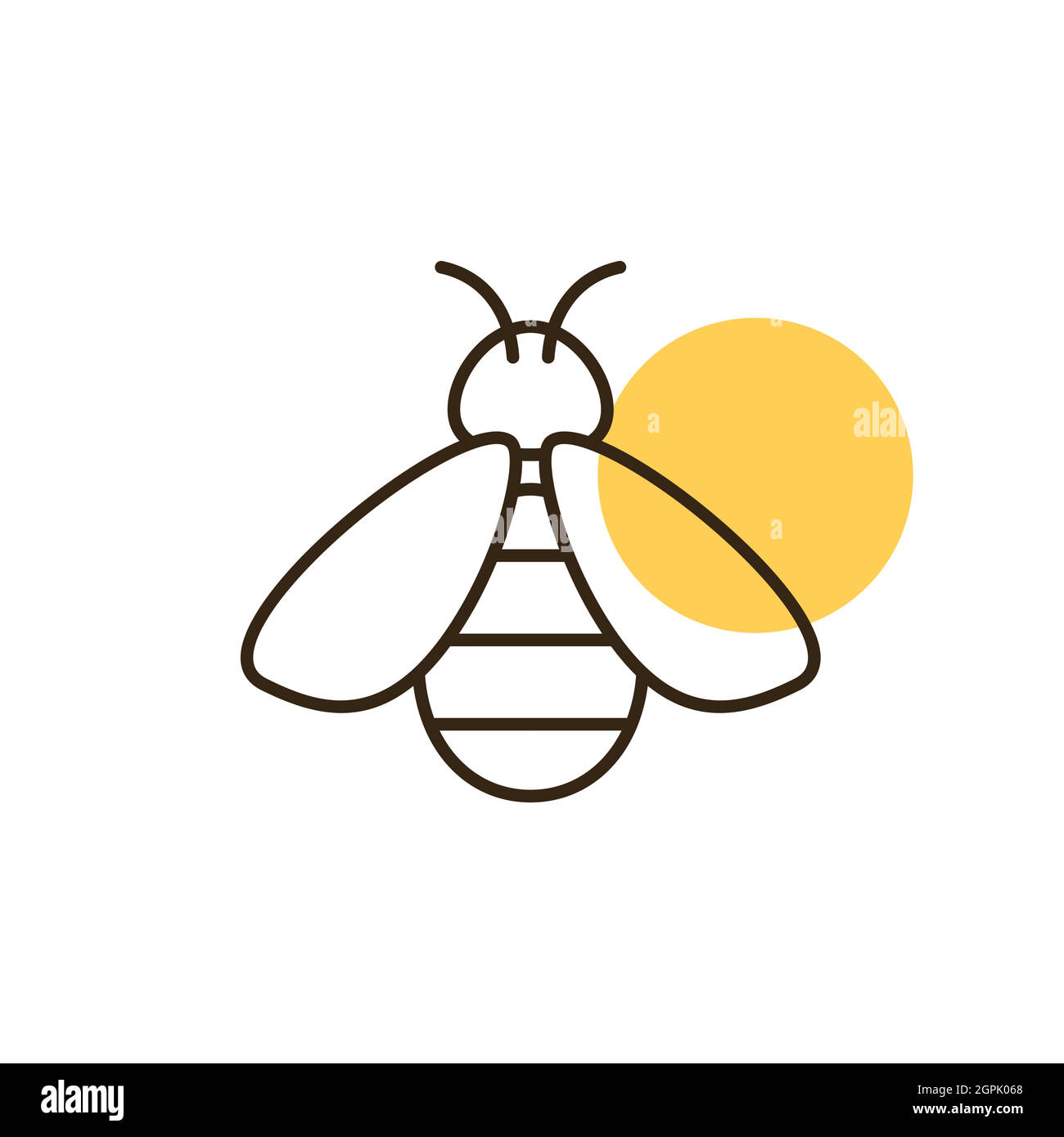 Honey bee icon. Farm animal sign. Graph symbol Stock Vector Image & Art ...