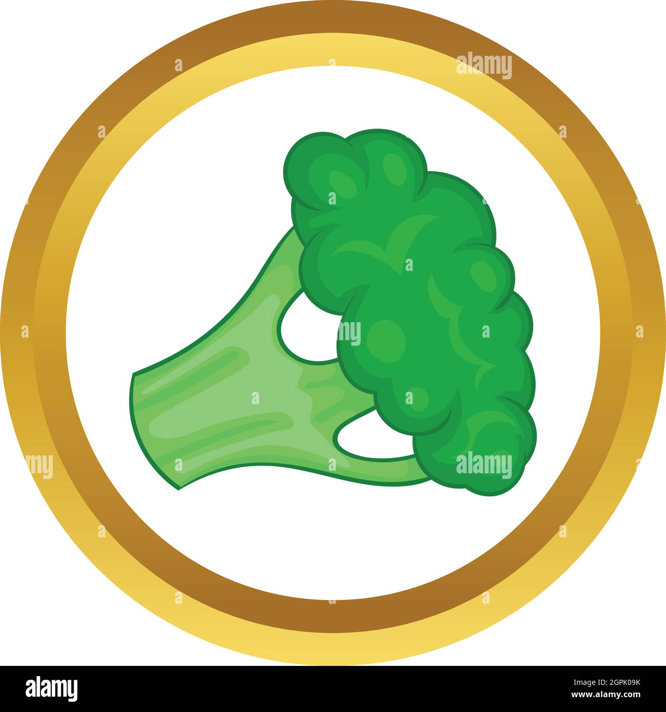 Broccoli vector icon Stock Vector Image & Art - Alamy