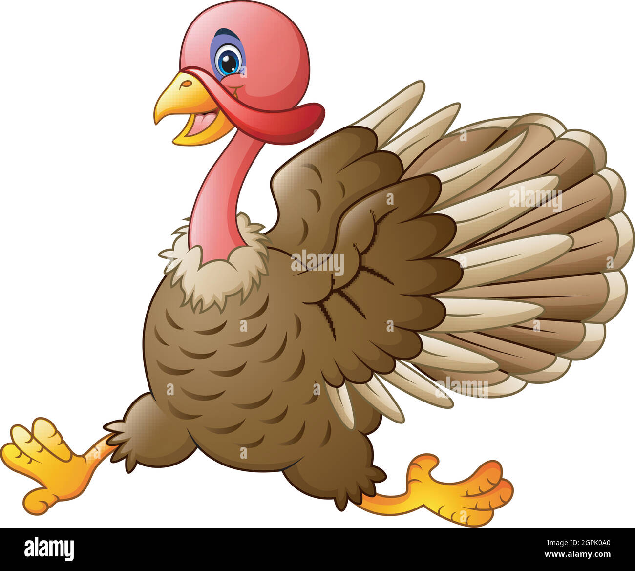 Turkey run Stock Vector Images - Alamy