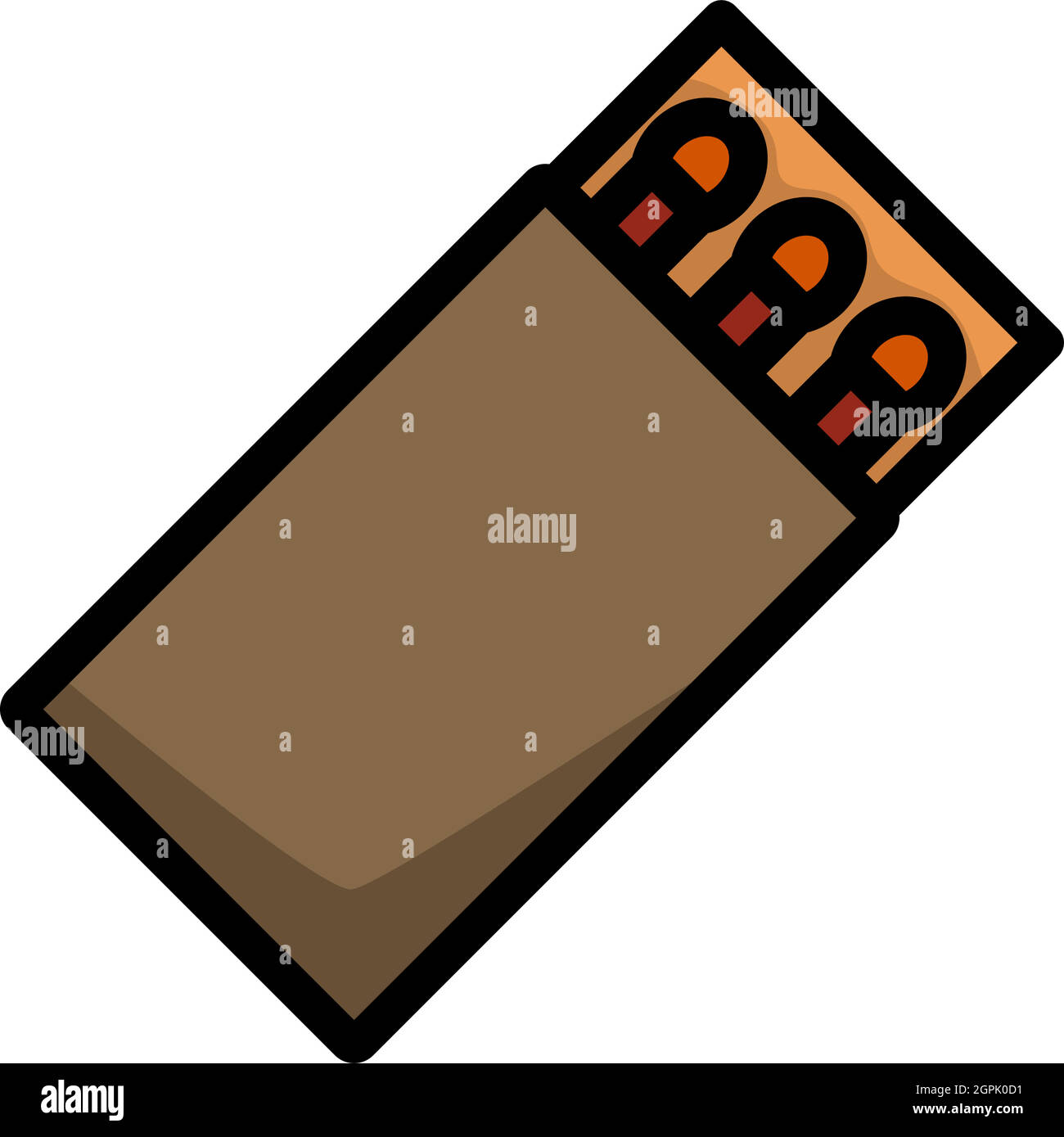 Match box vector icon Cut Out Stock Images & Pictures - Alamy