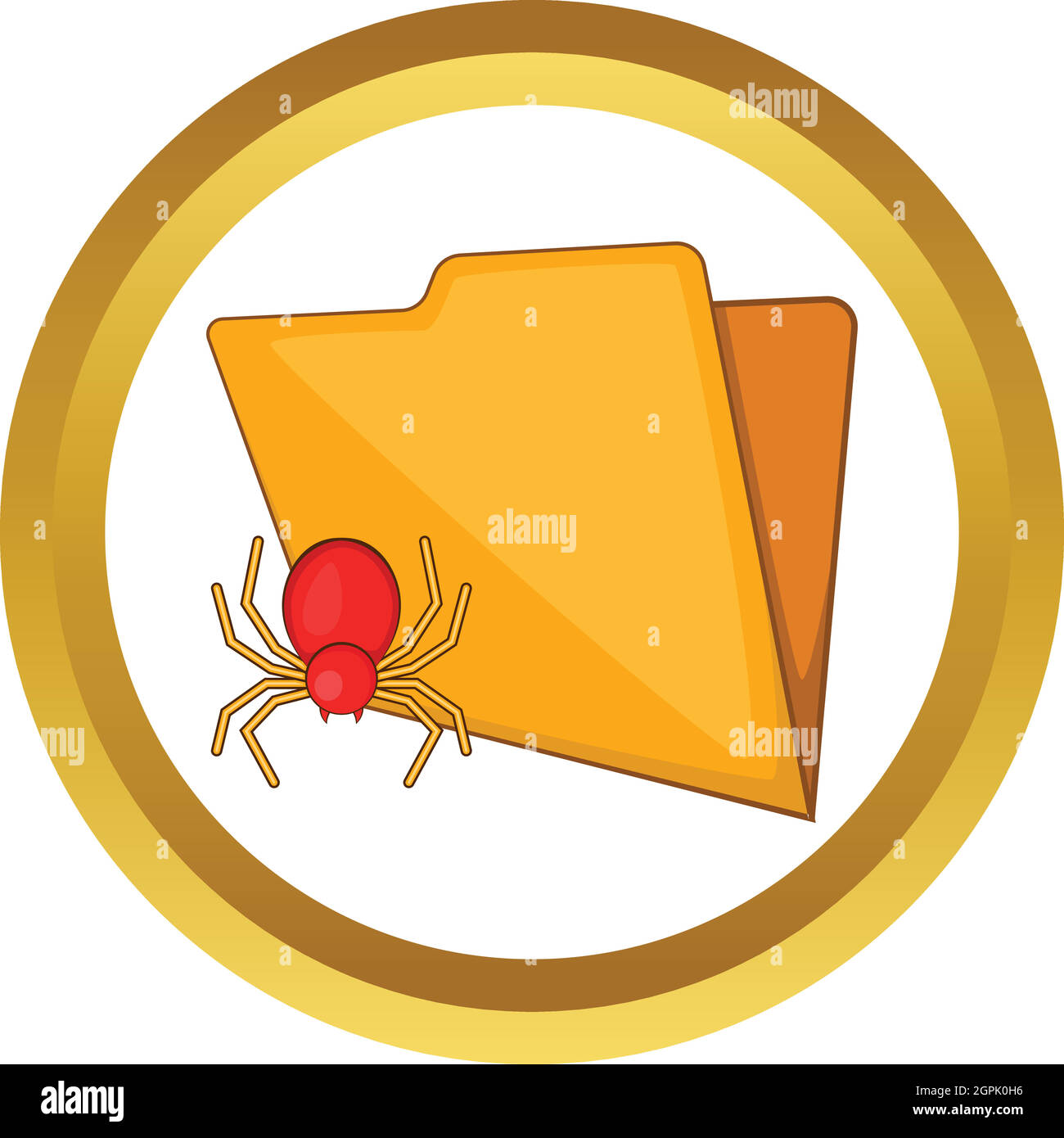 Bug malware icon cartoon Stock Vector Images - Alamy
