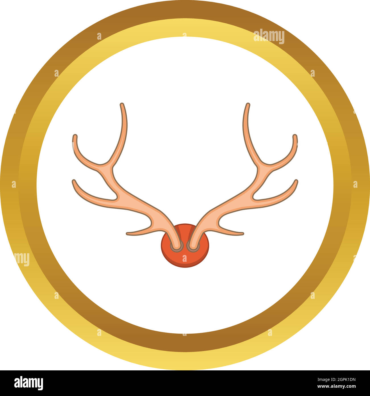 Cartoon antlers hi-res stock photography and images - Alamy