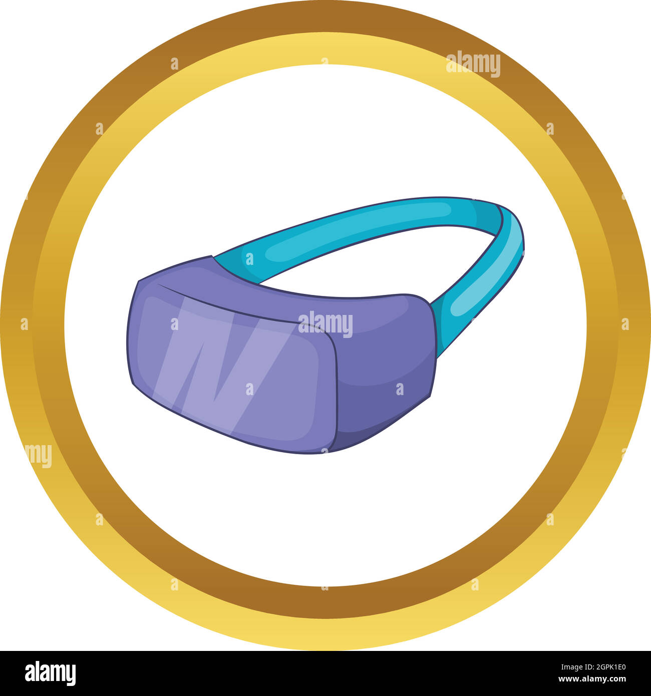 Virtual reality headset vector icon Stock Vector Image & Art - Alamy