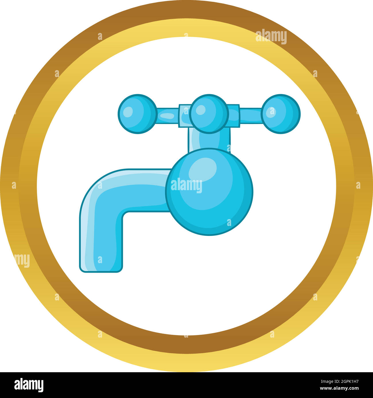 Hot cold water flow Stock Vector Images - Alamy