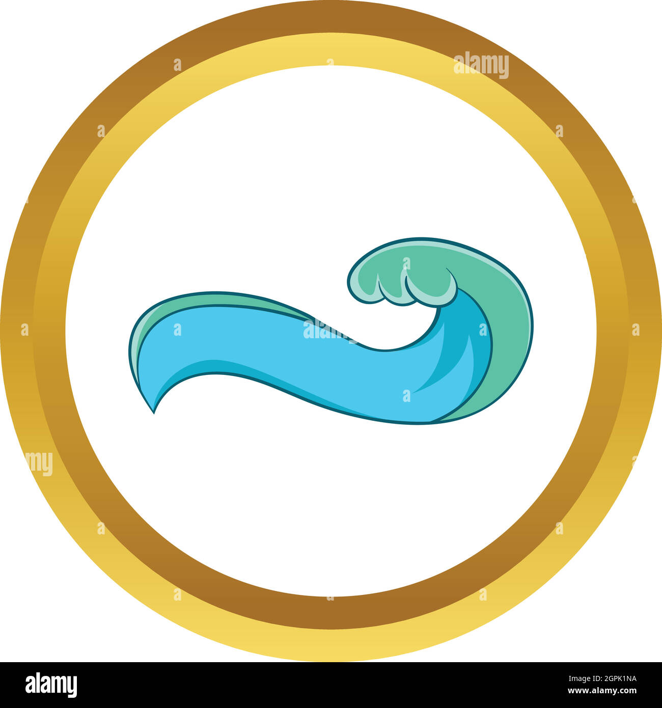 Big wave sea storm Stock Vector Images - Alamy