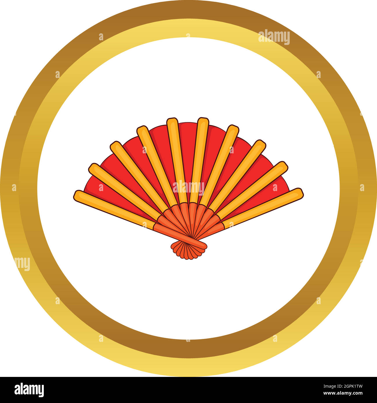 Spanish fan vector icon Stock Vector Image & Art - Alamy