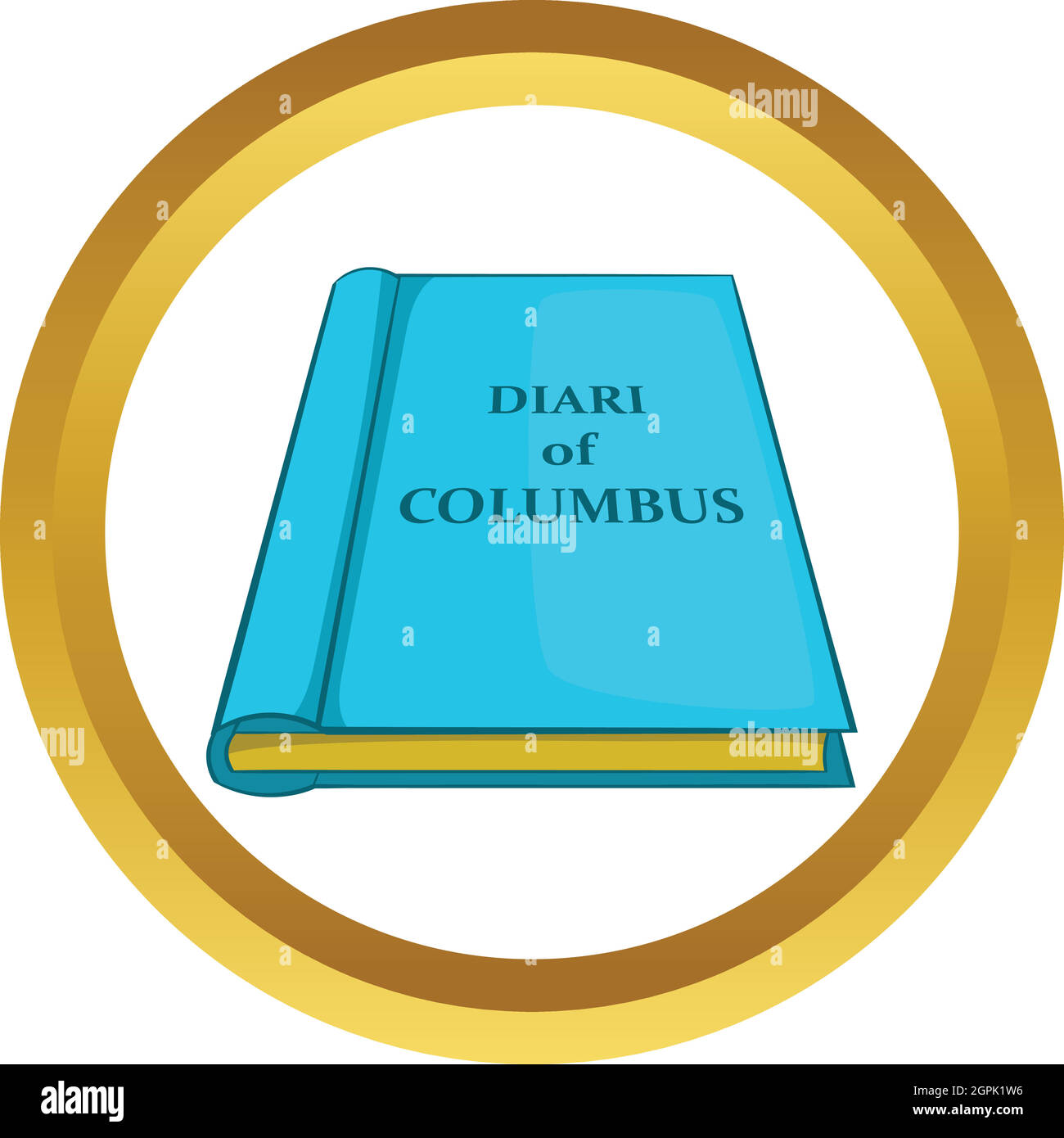 Columbus diary vector icon Stock Vector Image & Art - Alamy