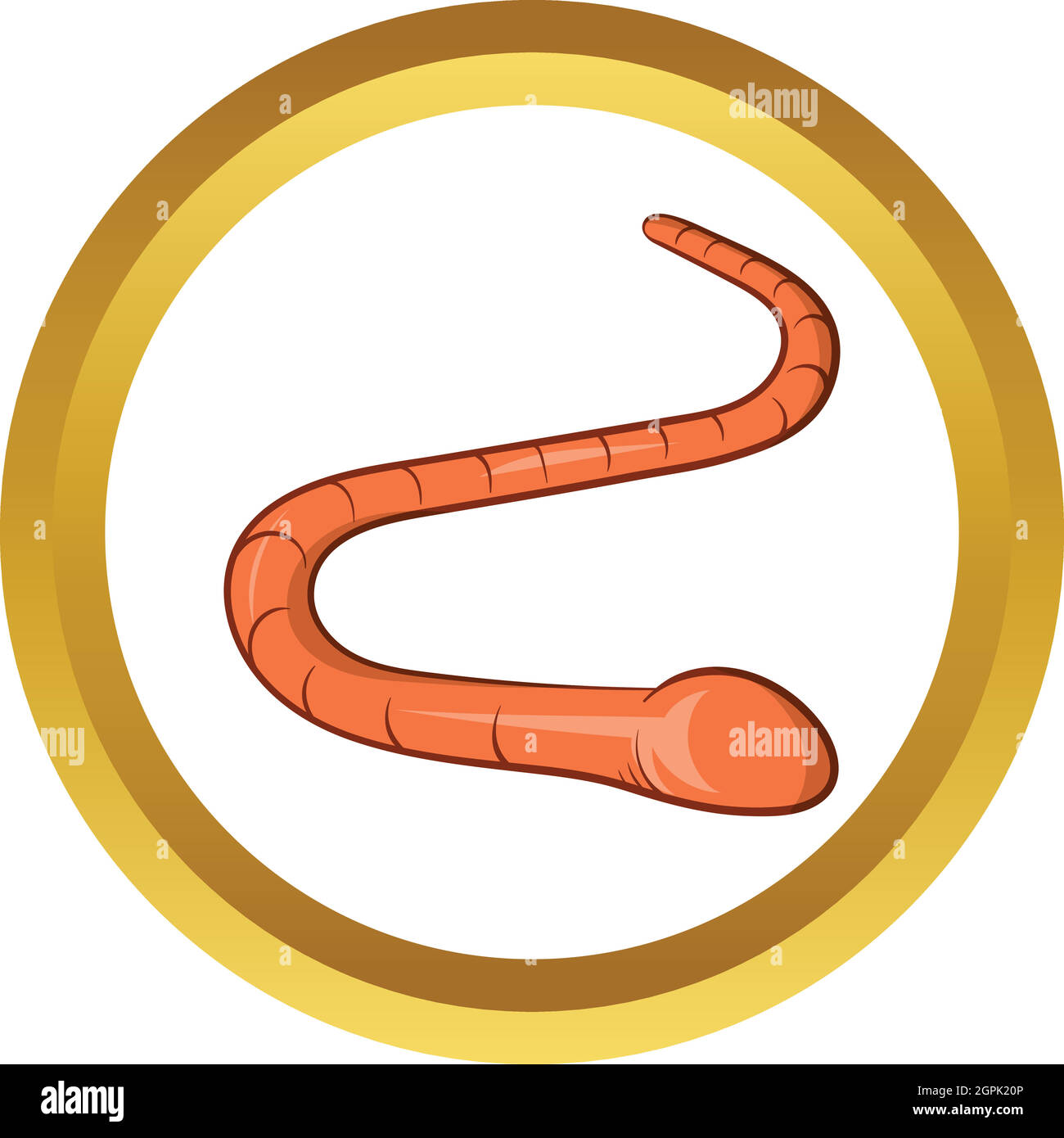 Cartoon worm hi-res stock photography and images - Alamy