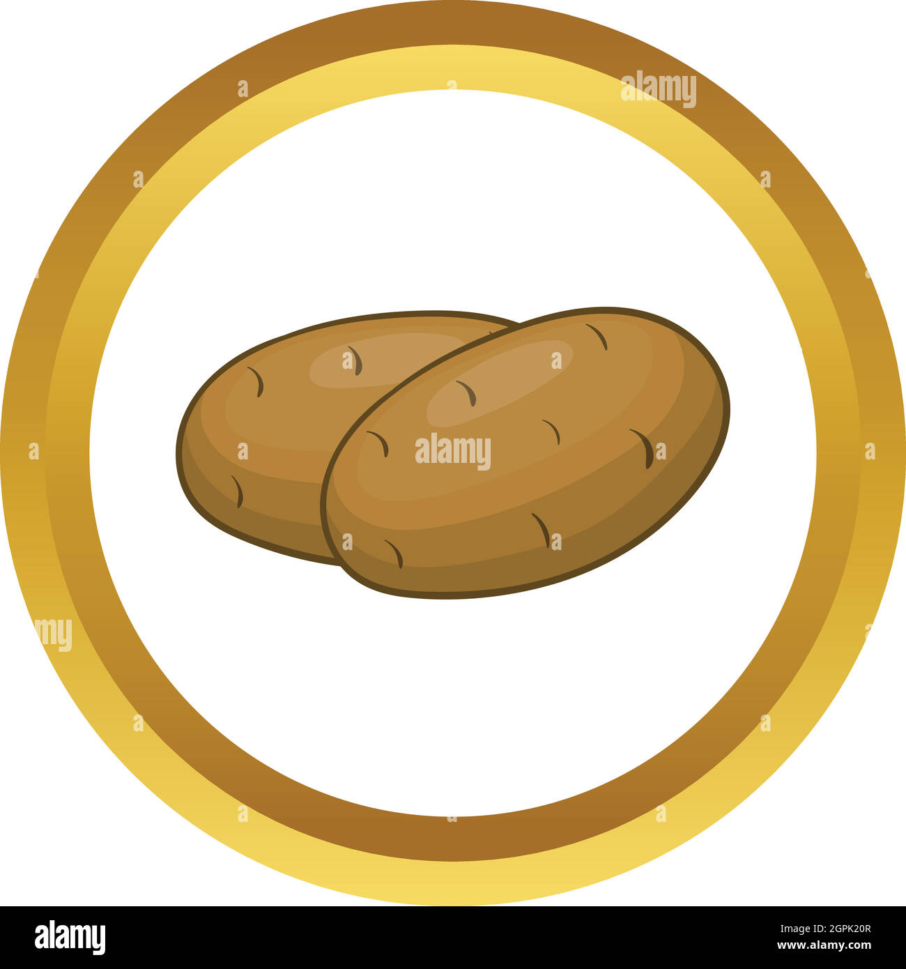 Potatoes vector icon Stock Vector Image & Art - Alamy