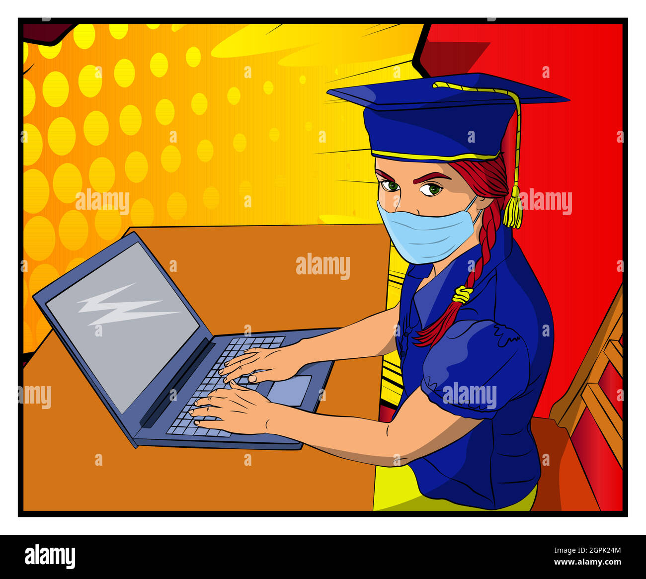 Online bachelor degree Stock Vector Images - Alamy