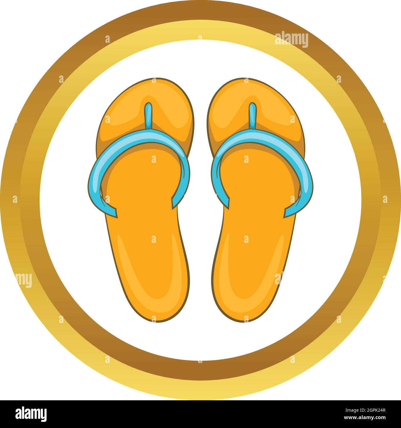 Slippers vector icon Stock Vector Image & Art - Alamy