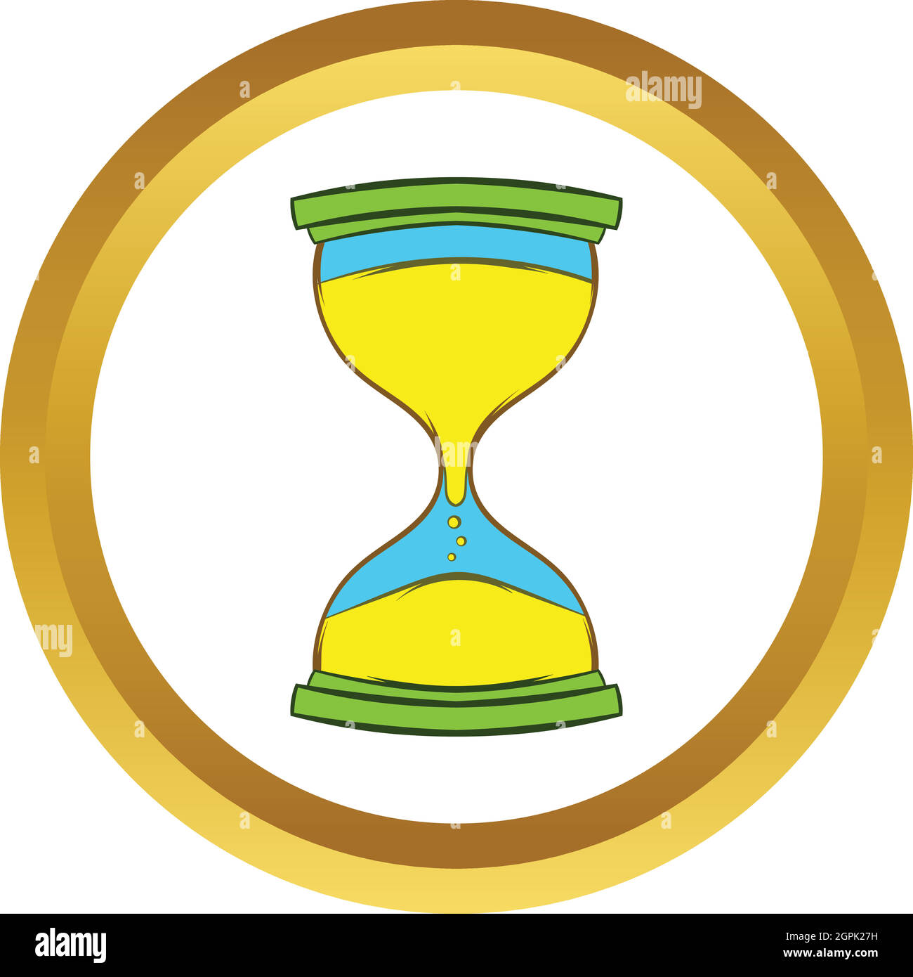 Hourglass vector icon, cartoon style Stock Vector Image & Art - Alamy
