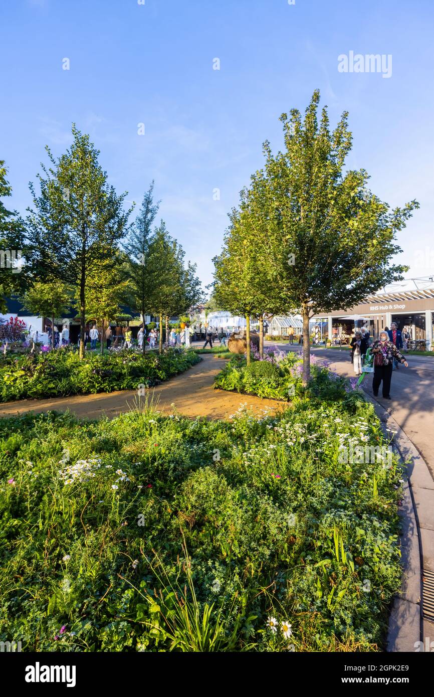 RHS Queen's Green Canopy Garden designed by David Dodd at the RHS ...