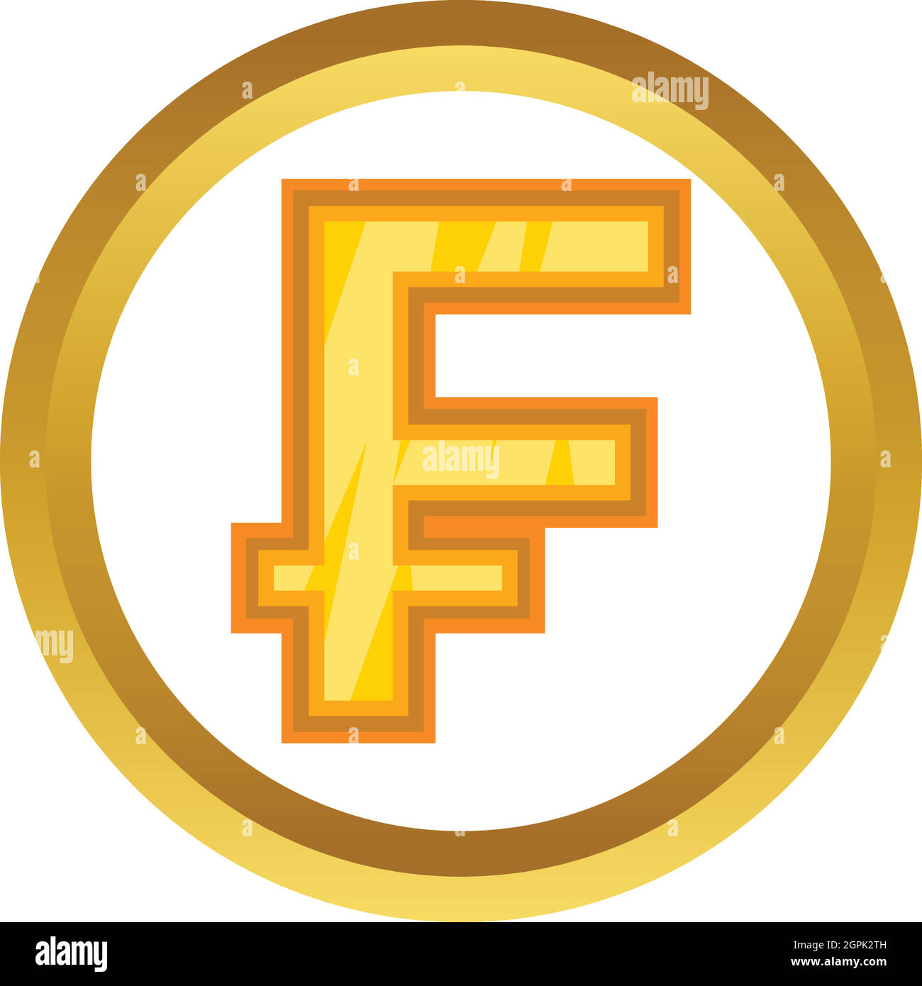 Swiss frank vector icon Stock Vector Image & Art - Alamy