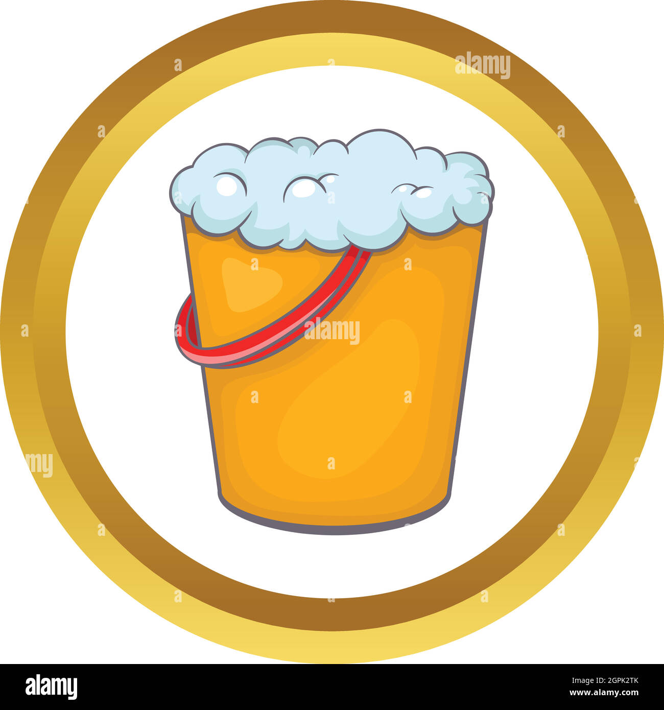 Pail yellow Stock Vector Images - Alamy