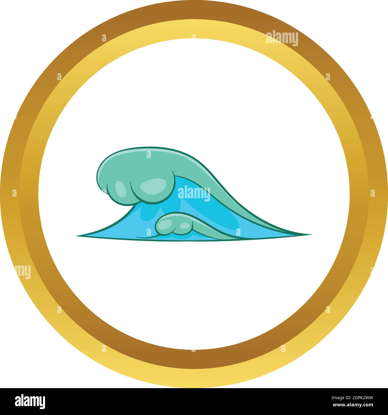 Sea waves vector hi-res stock photography and images - Alamy