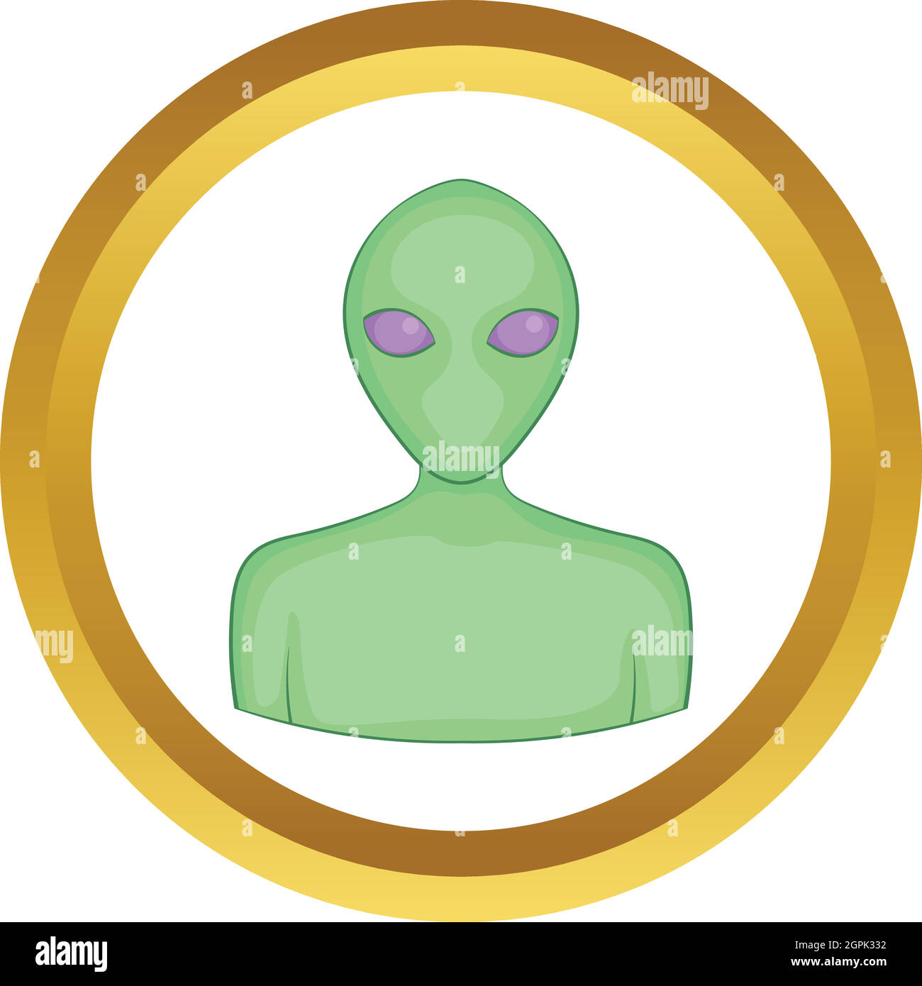 Alien vector icon Stock Vector Image & Art - Alamy