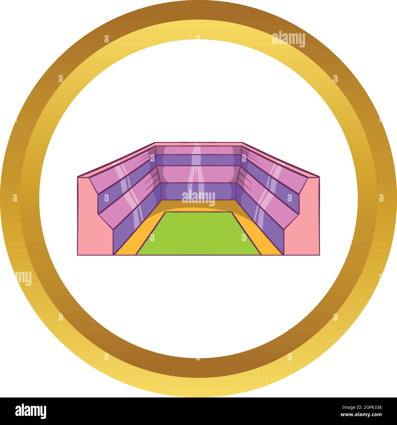 Rectangular stadium vector icon Stock Vector Image & Art - Alamy
