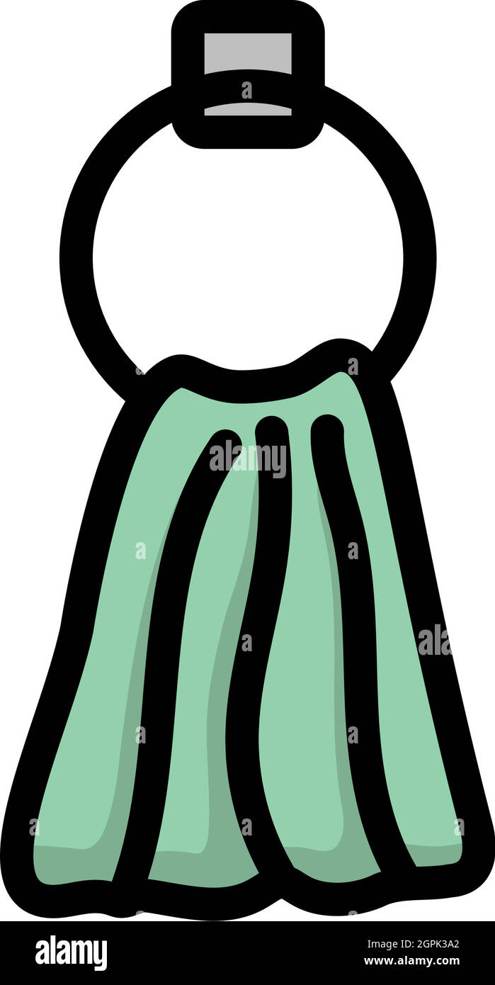 Hand Towel Icon Stock Vector Image & Art - Alamy