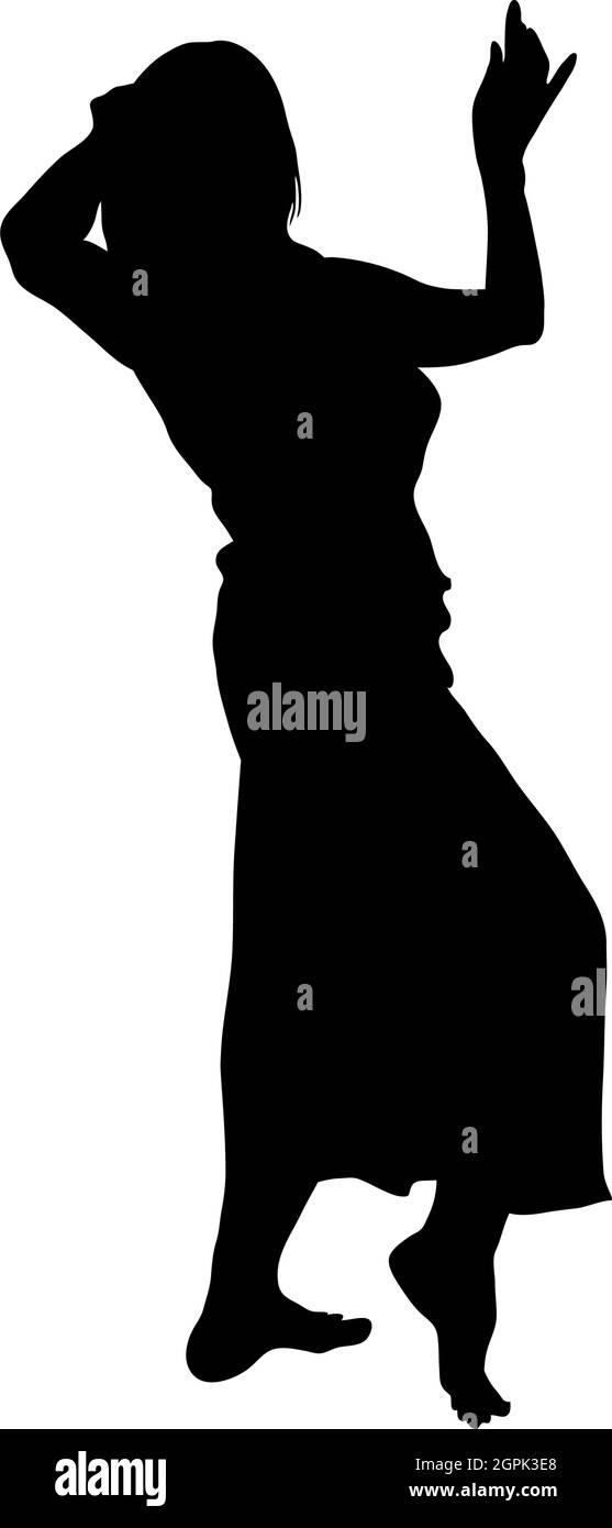 Dancer silhouette Cut Out Stock Images & Pictures - Alamy