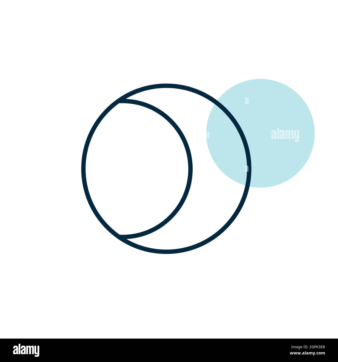 Young crescent moon hi-res stock photography and images - Alamy